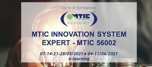 MTIC Innovation System Expert - MTIC 56002 | MTIC Group